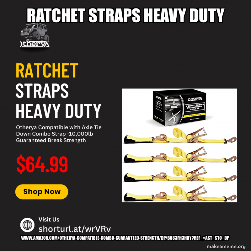 Ratchet Straps Heavy Duty www.amazon.com/Otherya-Compatible-Combo ...