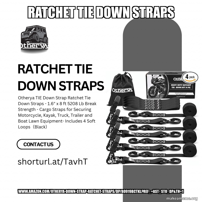 Ratchet Tie Down Straps www.amazon.com/Otherya-Down-Strap-Ratchet ...