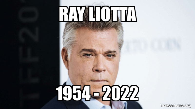 RAY LIOTTA 1954 - 2022 Meme Generator