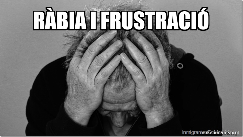 ràbia i frustració Meme Generator