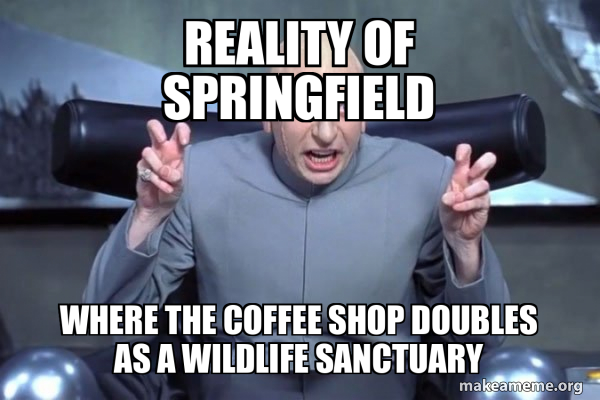 Reality of Springfield Where the coffee shop doubles as a wildlife ...