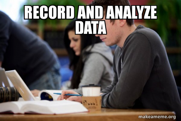 Record and Analyze Data - Conscientious College Senior Meme Generator