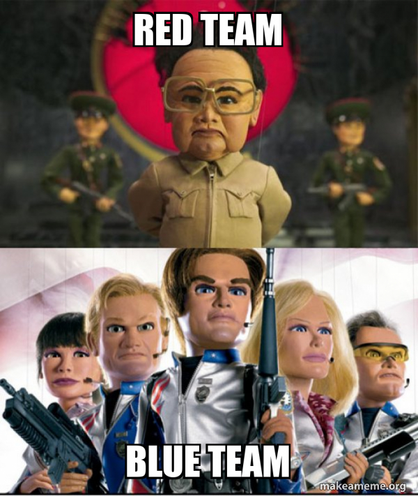Red Team Blue Team - Team America Meme Generator