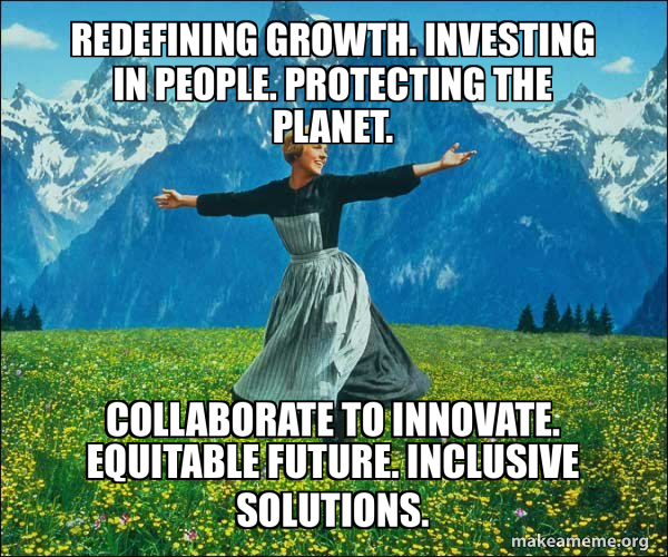 Redefining Growth. Investing in People. Protecting the Planet ...