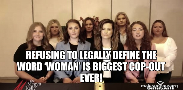 Refusing to legally define the word ‘woman’ is biggest cop-out ever ...