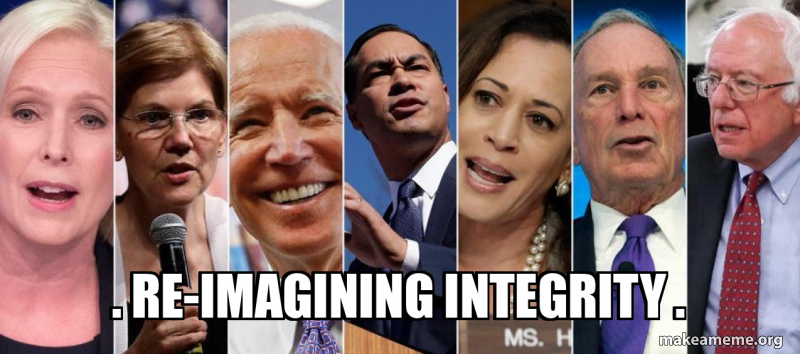 . re-imagining integrity . Meme Generator