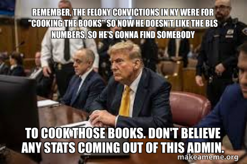 Remember, the felony convictions in NY were for "cooking the books" So ...