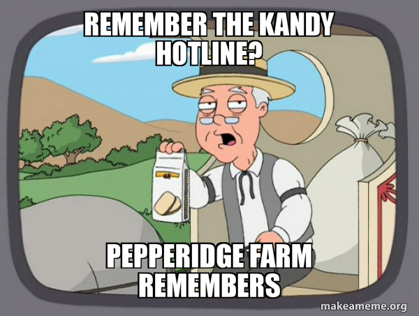 remember the kandy hotline? Pepperidge Farm remembers - Pepperidge Farm ...