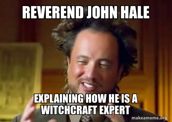 Reverend John Hale Explaining how he is a witchcraft expert - Ancient Aliens - Crazy History ...