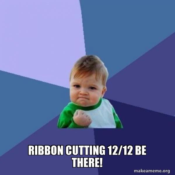 Ribbon Cutting Meme Why Do We Cut Ribbons With Giant Pairs Of