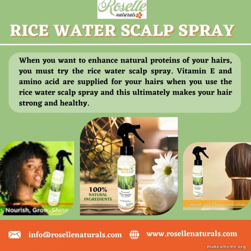 - Rice Water Scalp Spray Meme Generator