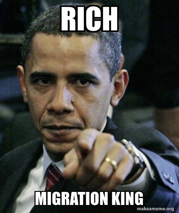 Rich Migration king - Angry Obama Meme Generator