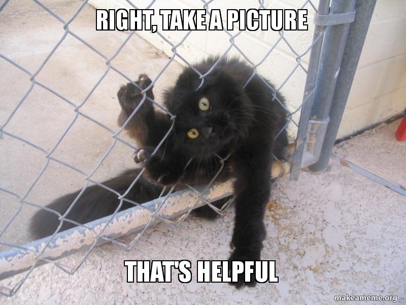 Right, Take a picture that's helpful Meme Generator