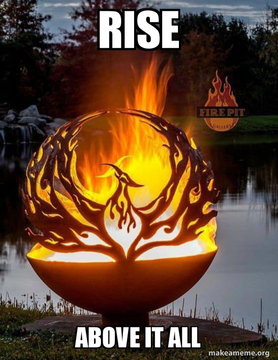 RISE Above it all Meme Generator