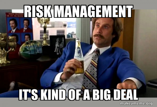 Risk Management It's kind of a big deal - Ron Burgundy - boy that ...