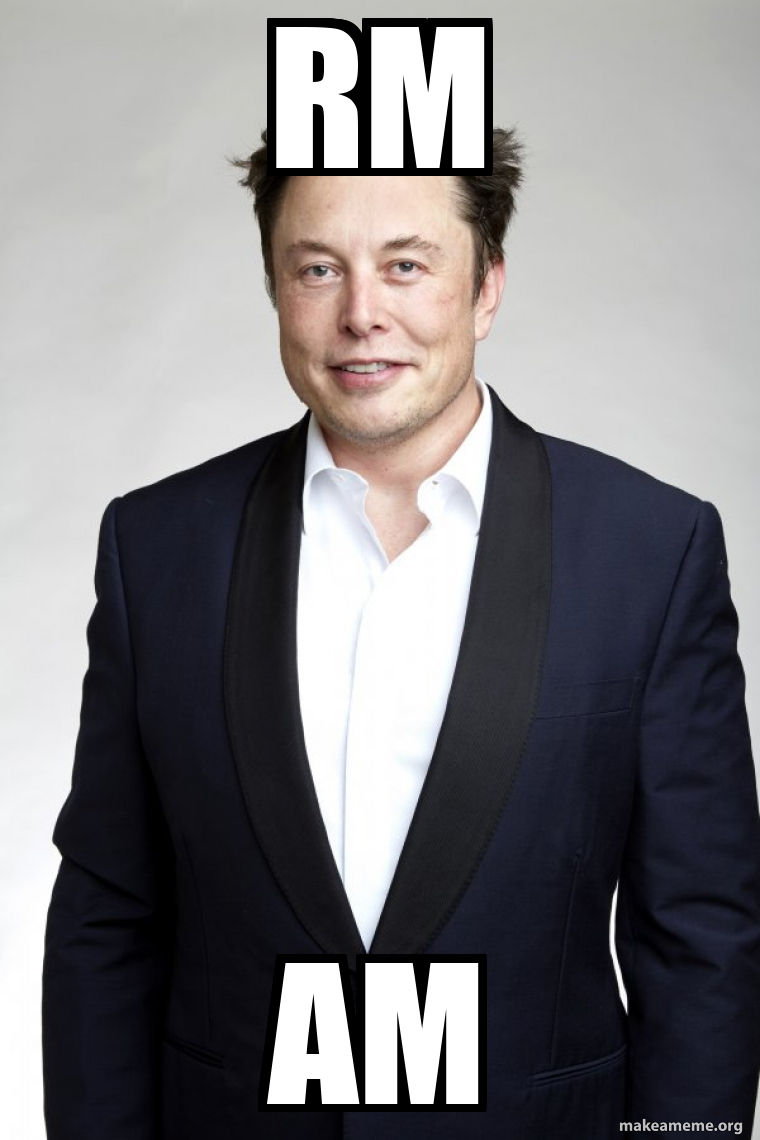 Rm Am - Elon Musk Meme Generator