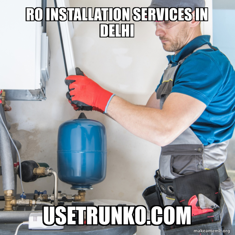 RO installation Services in Delhi usetrunko.com Meme Generator