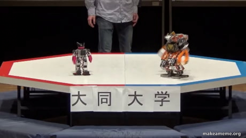 - Robot Fight Meme Generator