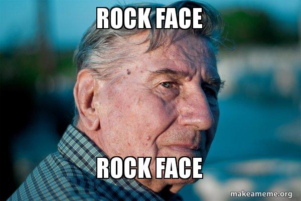 rock face rock face - Marriage Advice Grandad Meme Generator