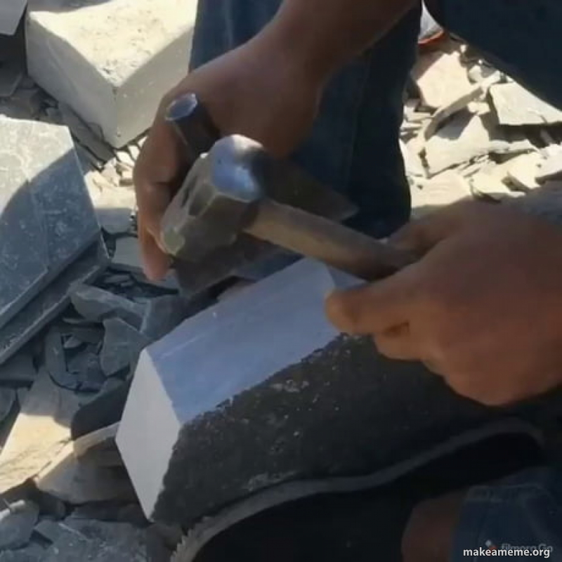 - Rock splitting Meme Generator