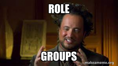 Role Groups Meme Generator