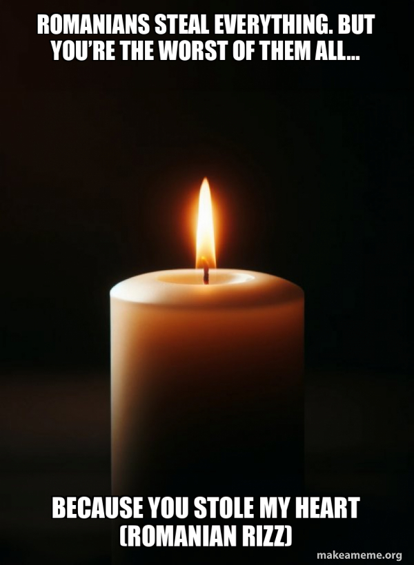 Romanians steal everything. But you’re the worst of them all… Because ...