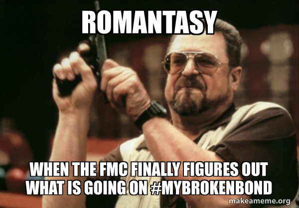 romantasy when the fMC finally figures out what is going on # ...