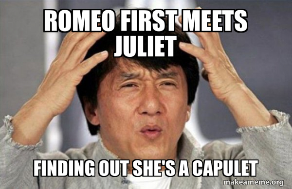 Romeo first meets Juliet Finding out she's a capulet - Jackie Chan Why ...