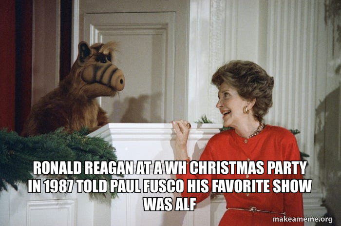 Ronald Reagan at a wh Christmas party in 1987 told Paul fusco his ...