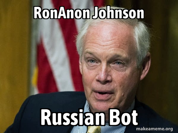 RonAnon Johnson Russian Bot Meme Generator