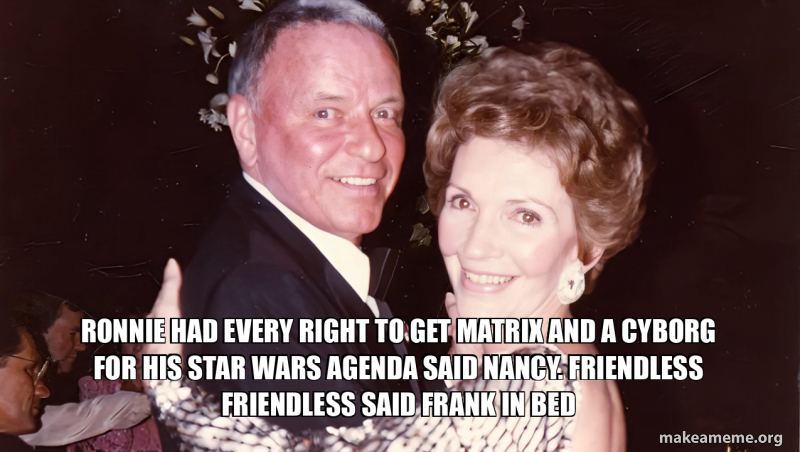 Ronnie had every right to get matrix and a cyborg for his star wars ...