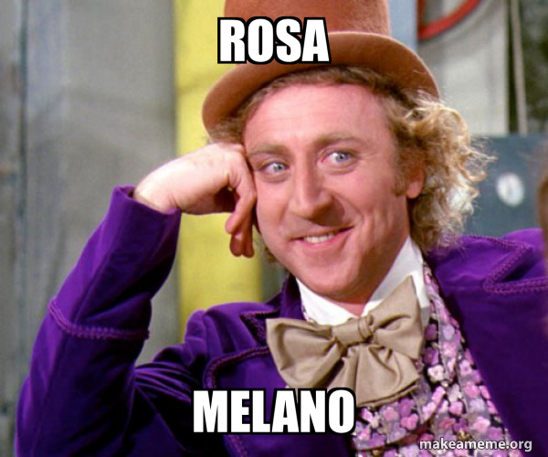Rosa Melano - Willy Wonka Sarcasm Meme Meme Generator