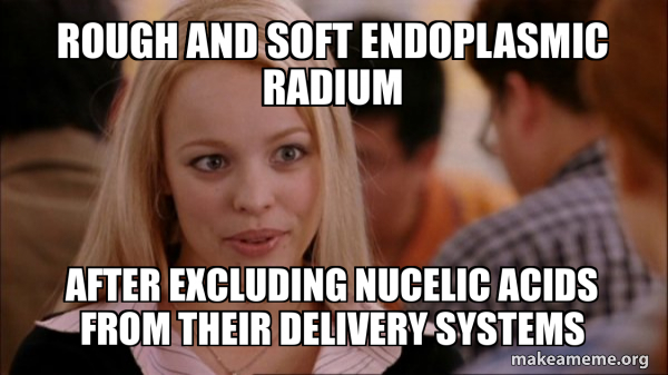 rough and soft endoplasmic radium after excluding nucelic acids from their delivery systems ...