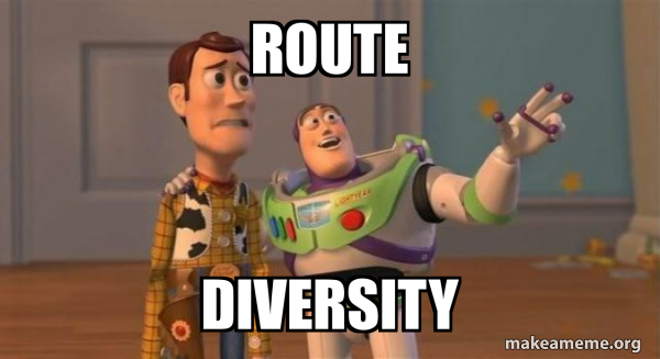 route diversity - Buzz and Woody (Toy Story) Meme Meme Generator