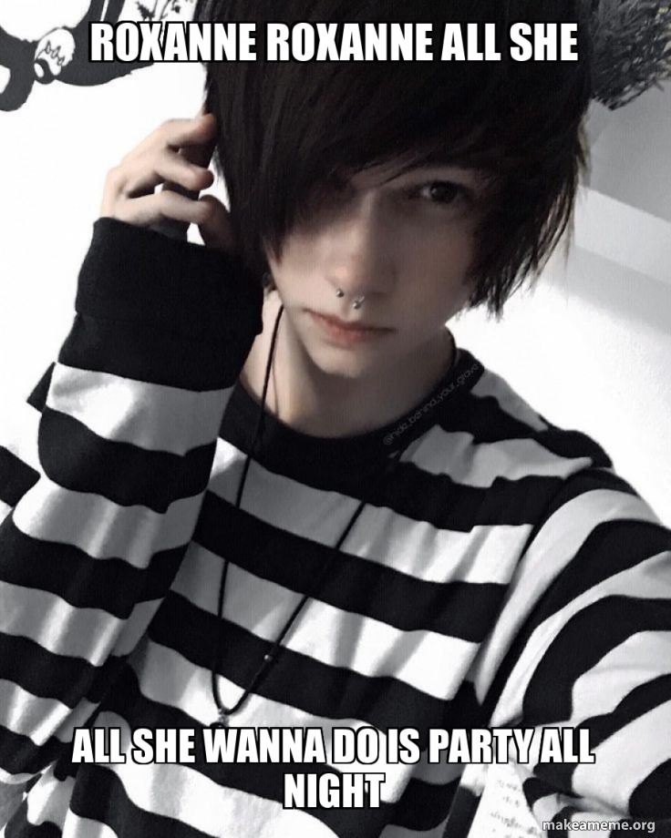 roxanne roxanne all she all she wanna do is party all night Meme Generator