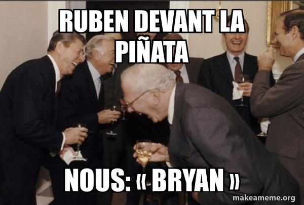ruben devant la piñata nous: « bryan » - Laughing Men in Suits | And ...