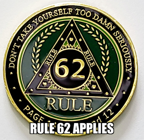 RULE 62 APPLIES Meme Generator