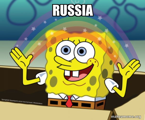 Russia - Rainbow SpongeBob Meme Generator