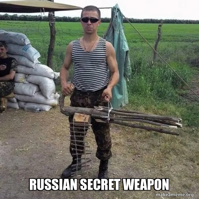 Russian secret weapon Meme Generator