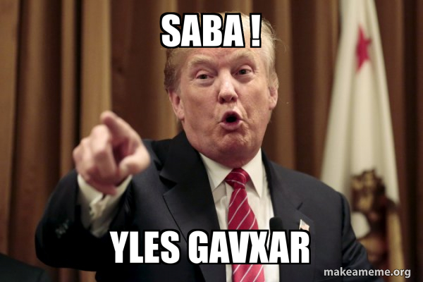 Saba ! yles gavxar - Donald Trump Says Meme Generator