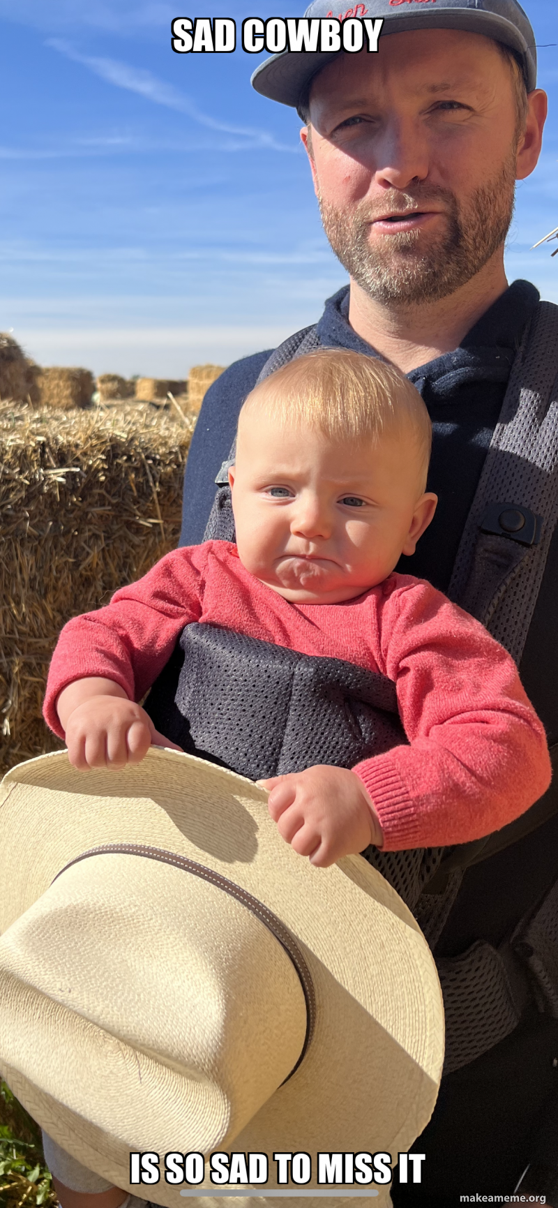 Sad cowboy Is so sad To miss it Meme Generator