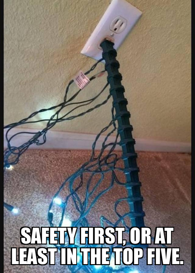 Safety first, or at least in the top five. Meme Generator
