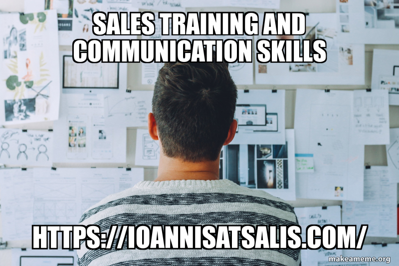 Sales Training and Communication Skills https://ioannisatsalis.com ...