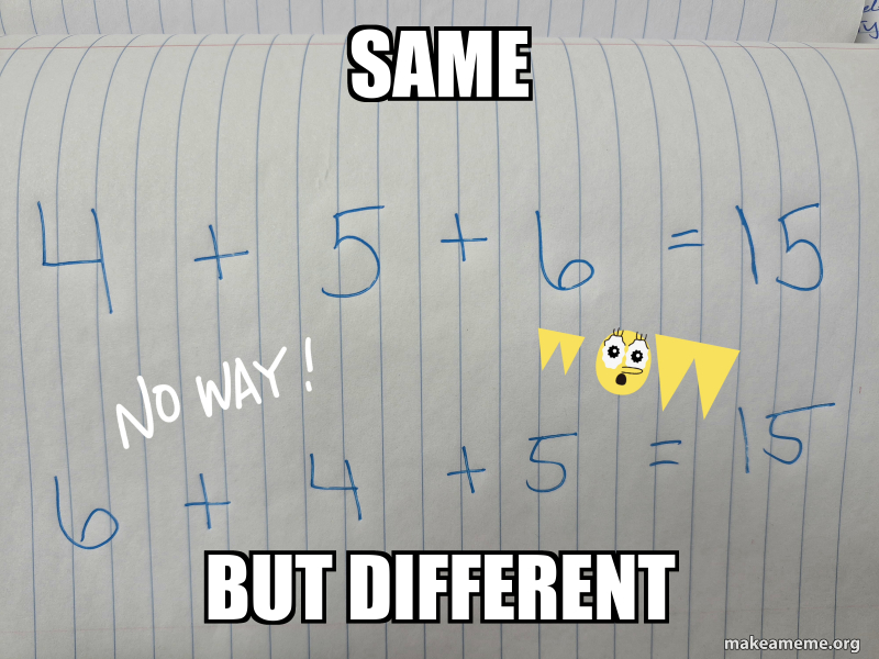 Same But different Meme Generator