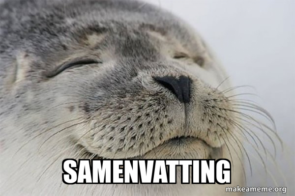 samenvatting - Satisfied Seal Meme Generator