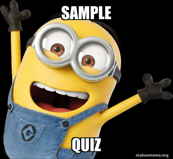 sample Quiz Meme Generator