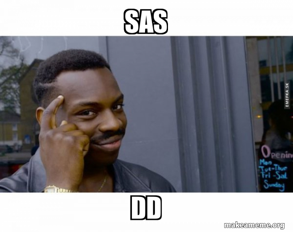 sas dd - Roll Safe Black Guy Pointing at His Head Meme Generator