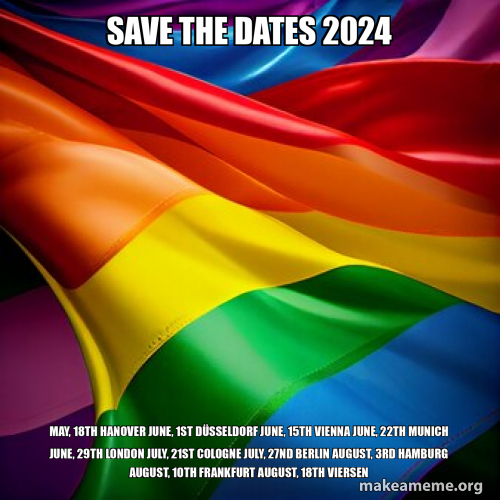 Save The dates 2024 May, 18th Hanover June, 1st Düsseldorf June, 15th ...