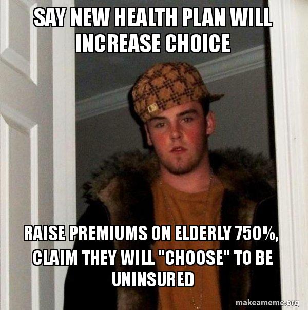 Say new health plan will increase choice Raise premiums on elderly 750% ...