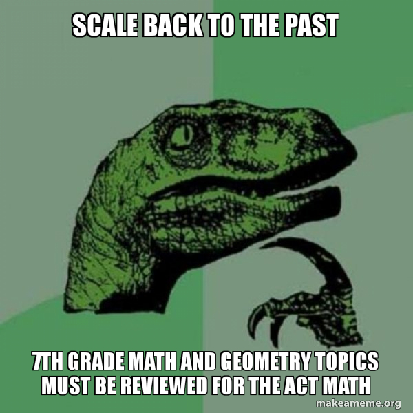 SCALE BACK TO THE PAST 7th grade math and geometry topics must be ...